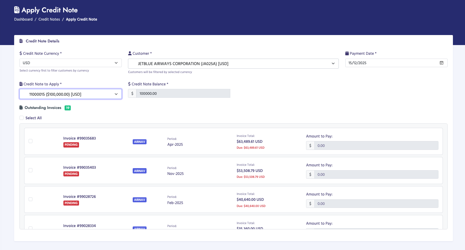 JCAA Billing System - User Manual