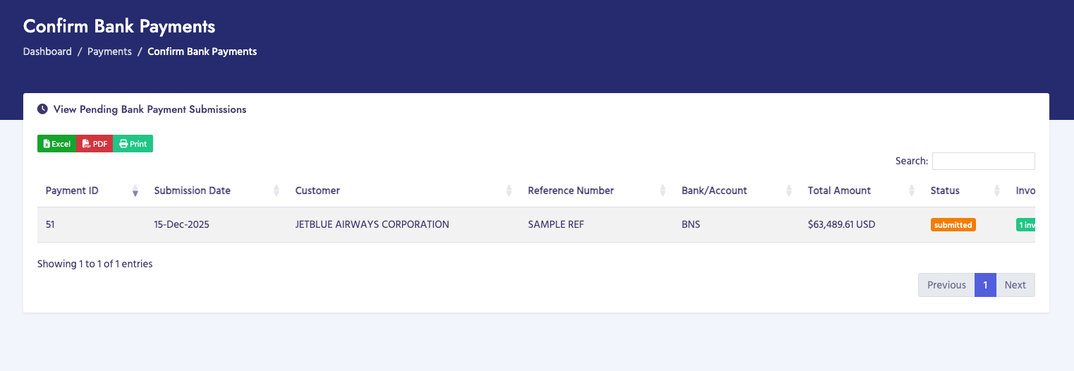JCAA Billing System - User Manual